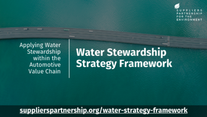 Guidance: Water Stewardship Strategy Framework - Suppliers Partnership ...